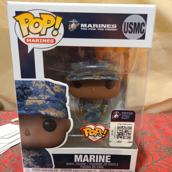 Toys | Funko Pop Marines Usmc Marine African American Male Vinyl Figure ...